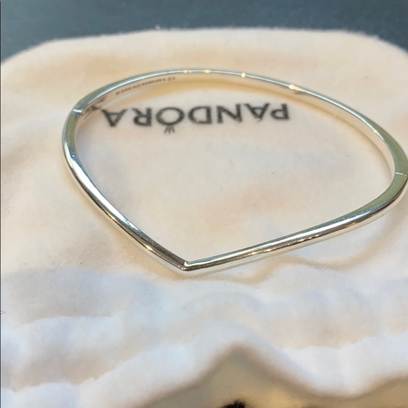 Pandora | Jewelry | Limited Time Sale Pandora Wishbone Bangle | Poshmark